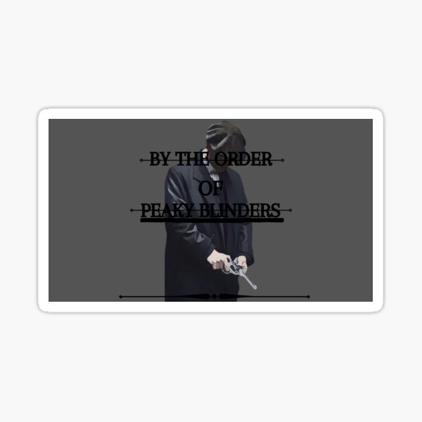 "peaky blinder" Sticker by braStore | Redbubble