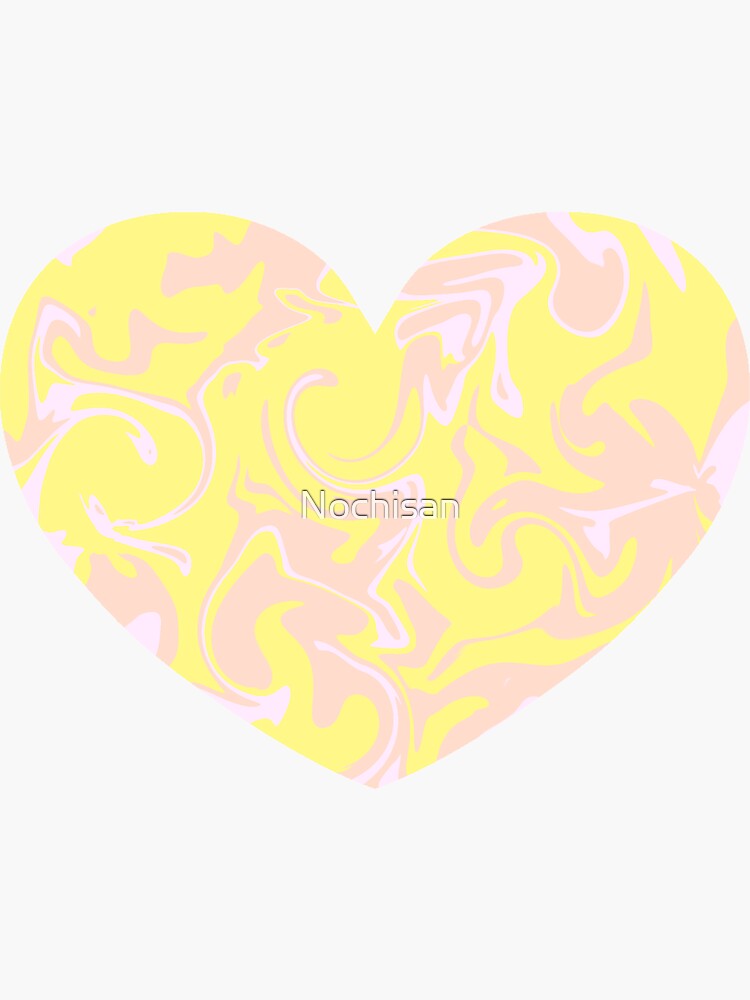 "Pangender Marble Heart" Sticker for Sale by Nochisan | Redbubble
