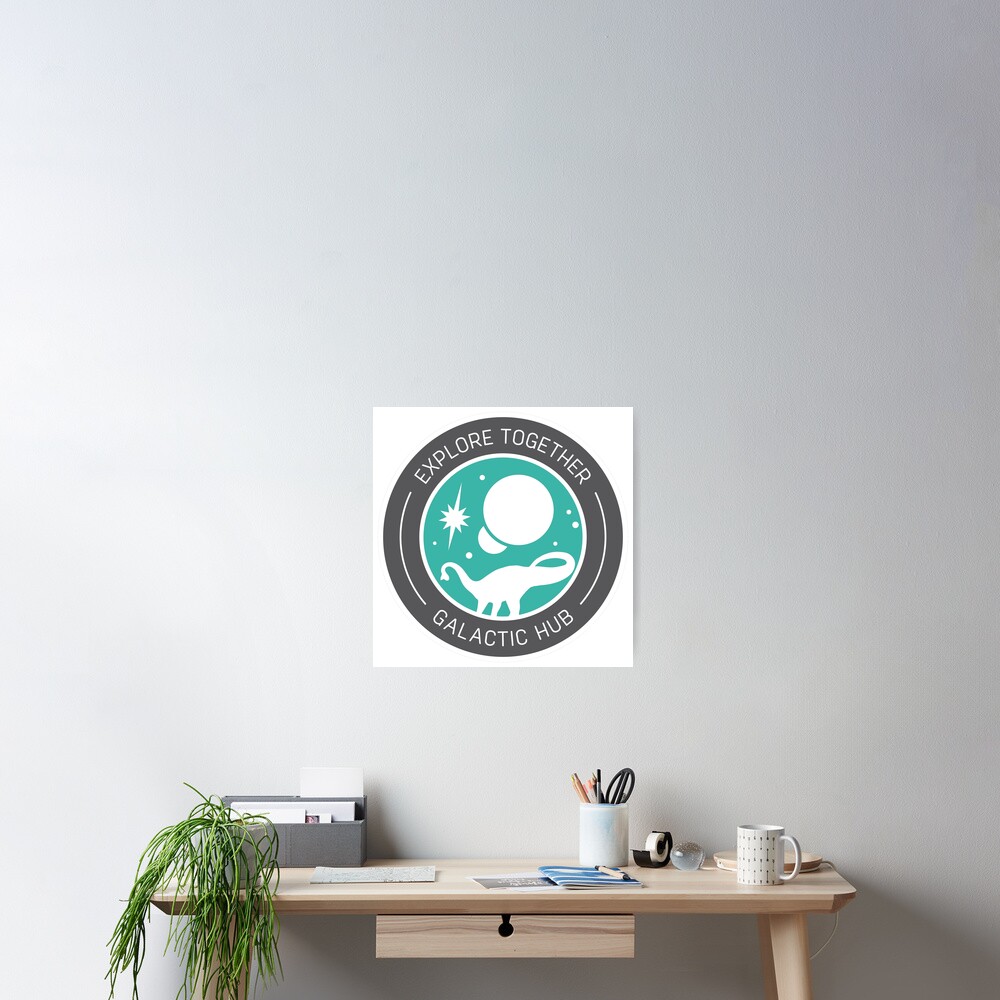 "Classic Galactic Hub Emblem" Poster for Sale by NMSGalacticHub | Redbubble