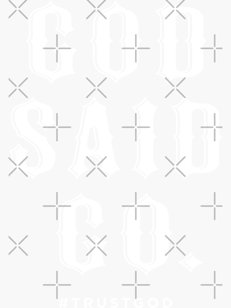 "pocket size god said go" Sticker by Infectee-US | Redbubble