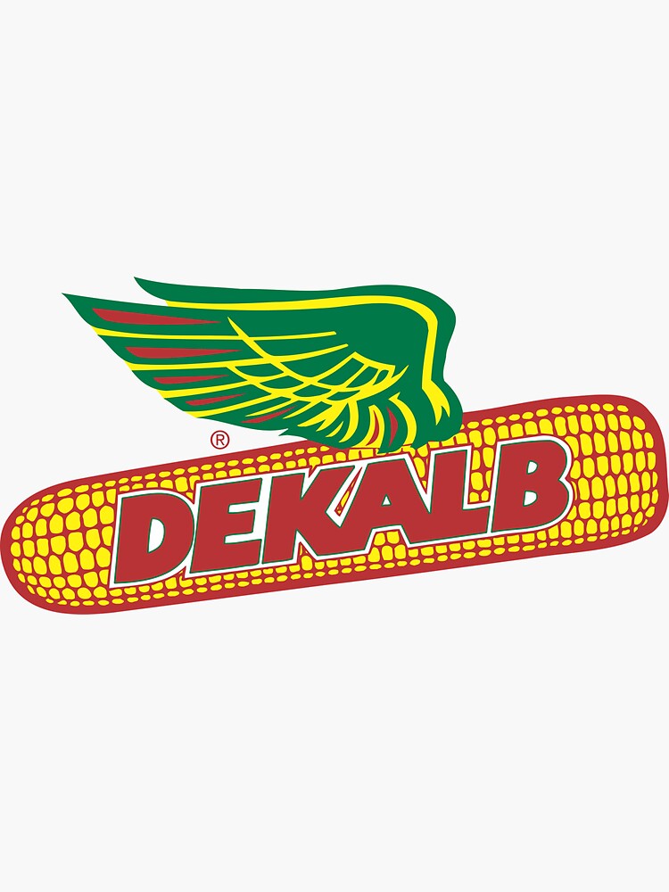 "Dekalb Corn US." Sticker by Majahsika | Redbubble