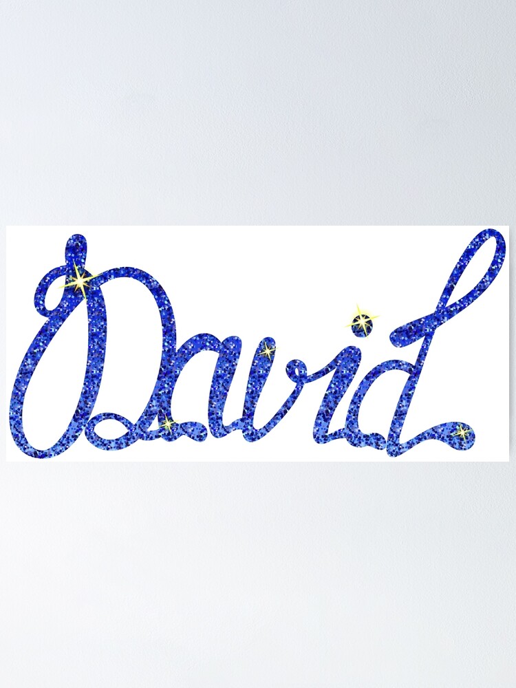 "David name" Poster for Sale by Marishkayu | Redbubble