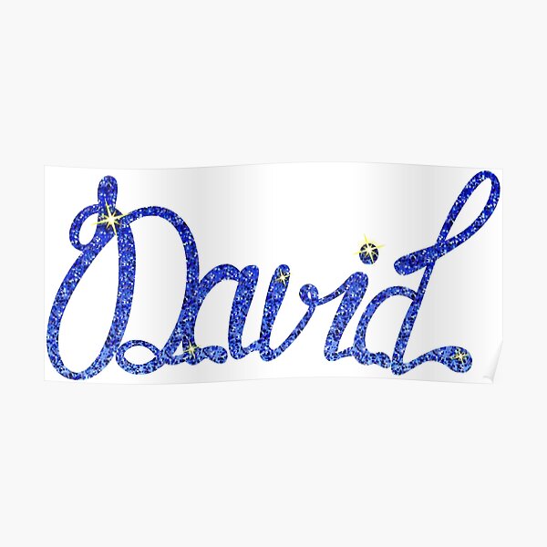 "David name" Poster for Sale by Marishkayu | Redbubble