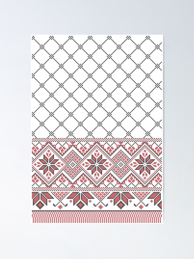 "Palestinian Arabic Kufiya Keffiyeh or also called Hatta Traditional ...