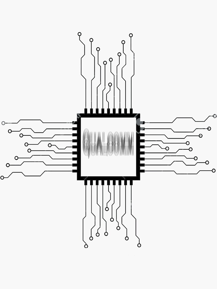 "Qualcomm Logo " Sticker for Sale by LASKIN-Boutique | Redbubble
