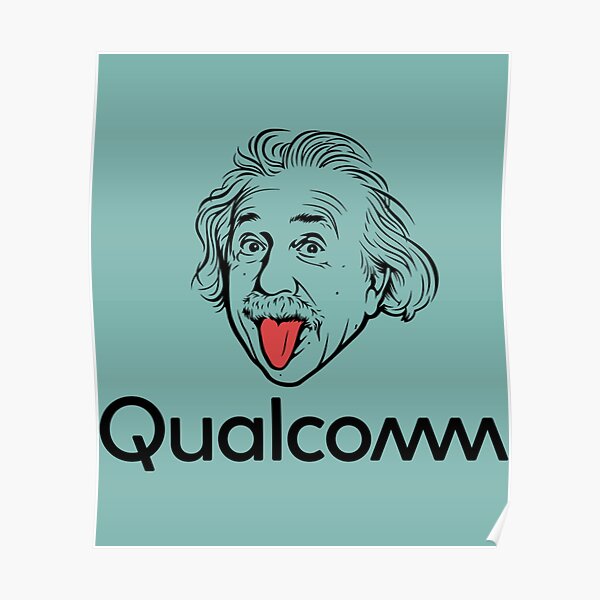 "Qualcomm Logo " Poster for Sale by LASKIN-Boutique | Redbubble