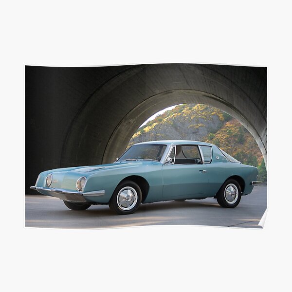 "1963 Studebaker Avanti Coupe" Poster for Sale by DaveKoontz | Redbubble