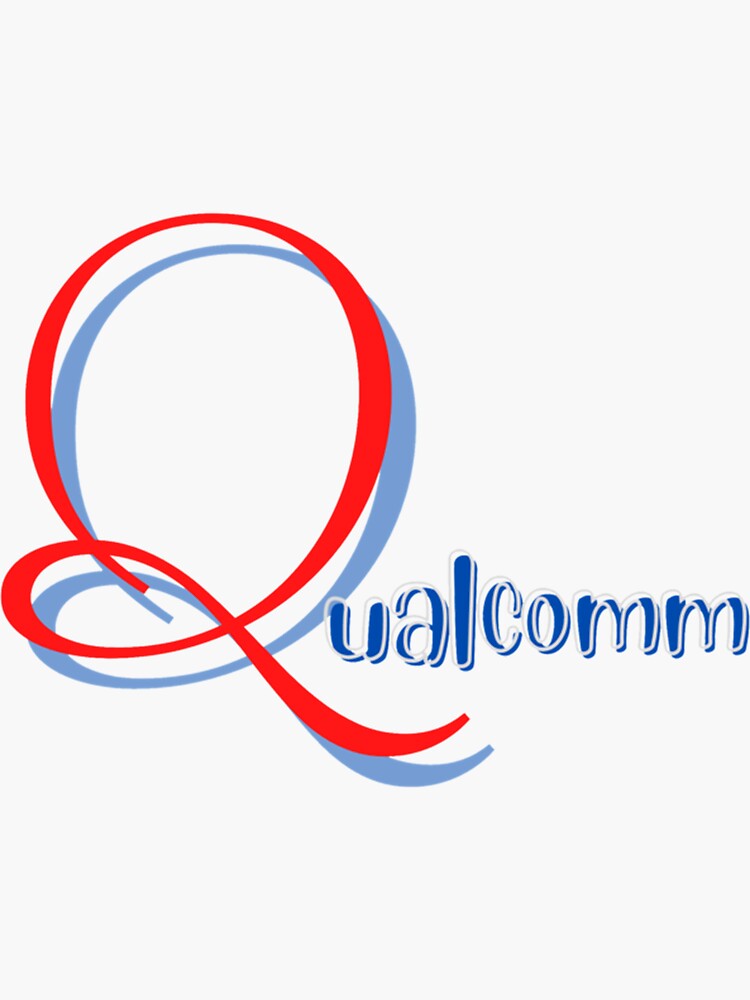 "qualcomm logo " Sticker for Sale by LASKIN-Boutique | Redbubble