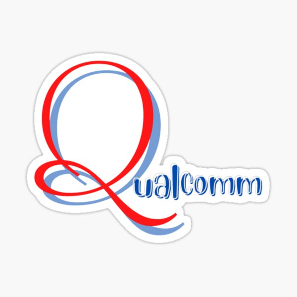 "qualcomm logo " Sticker for Sale by LASKIN-Boutique | Redbubble