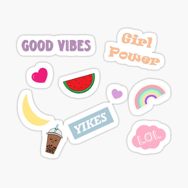 "aesthetic pack" Sticker by trendyasthetic | Redbubble