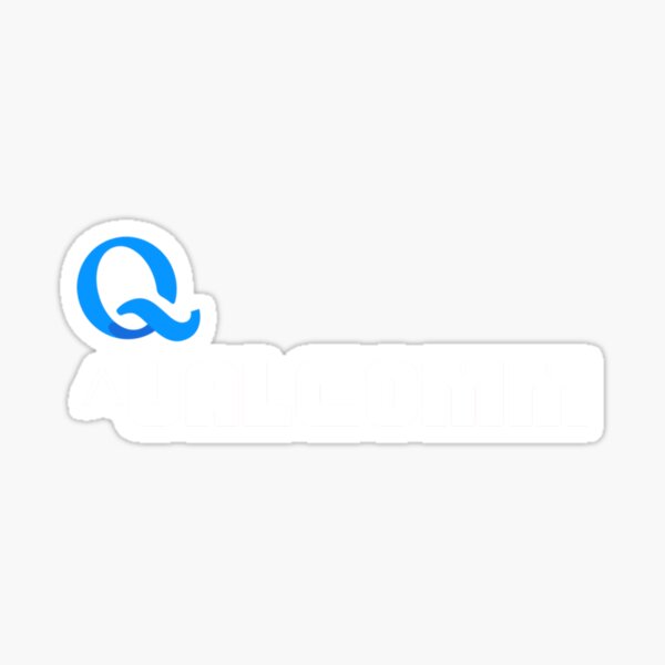 "Qualcomm Word Text " Sticker for Sale by LASKIN-Boutique | Redbubble