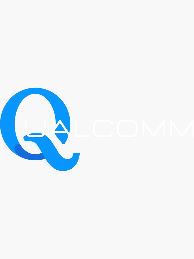 "Qualcomm Word Text " Sticker for Sale by LASKIN-Boutique | Redbubble