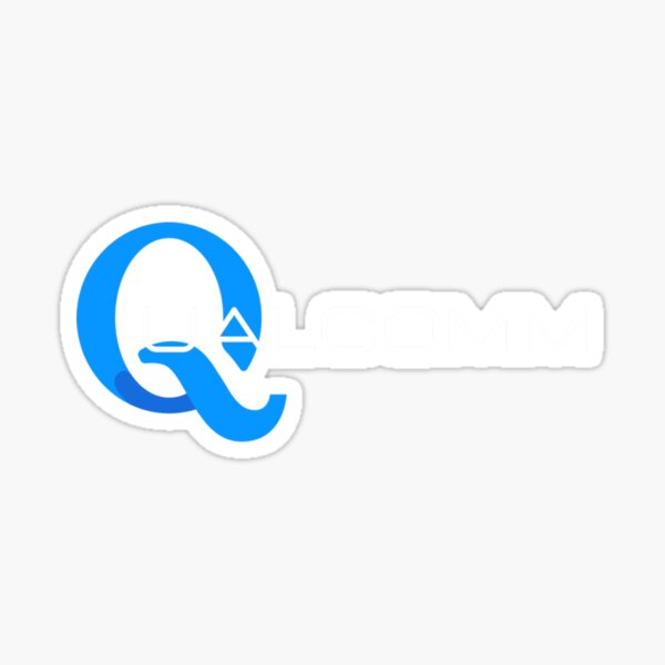 "Qualcomm Word Text " Sticker for Sale by LASKIN-Boutique | Redbubble