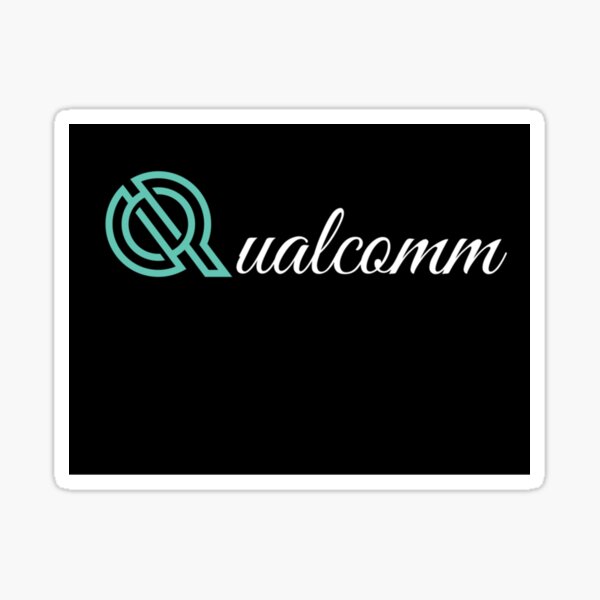 "Qualcomm logo " Sticker for Sale by LASKIN-Boutique | Redbubble