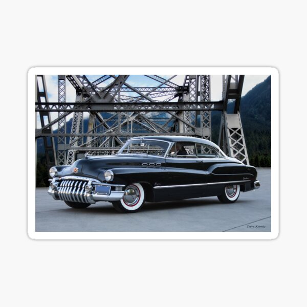 "1950 Buick Super Riviera" Sticker for Sale by DaveKoontz | Redbubble