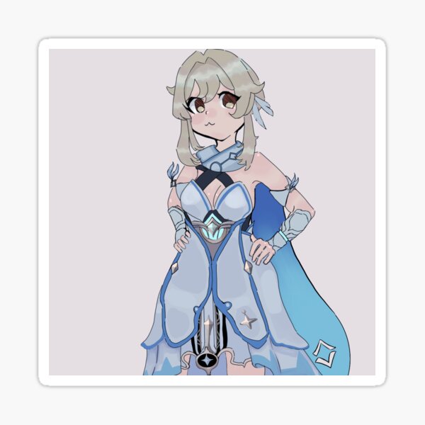 "Lumine Genshin Impact" Sticker by KoCuizine | Redbubble