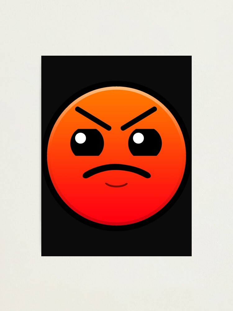 "Geometry dash Harder Sticker" Photographic Print for Sale by ...