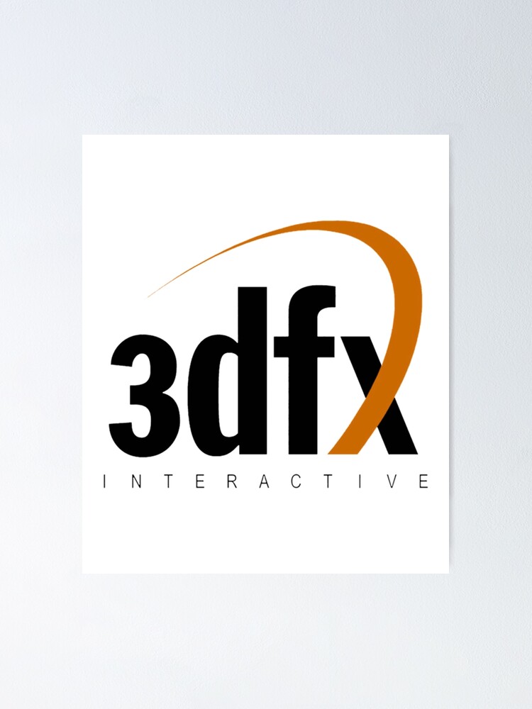 "3DFX Logo" Poster for Sale by RStudioDesign | Redbubble