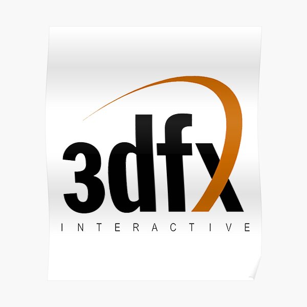 "3DFX Logo" Poster for Sale by RStudioDesign | Redbubble