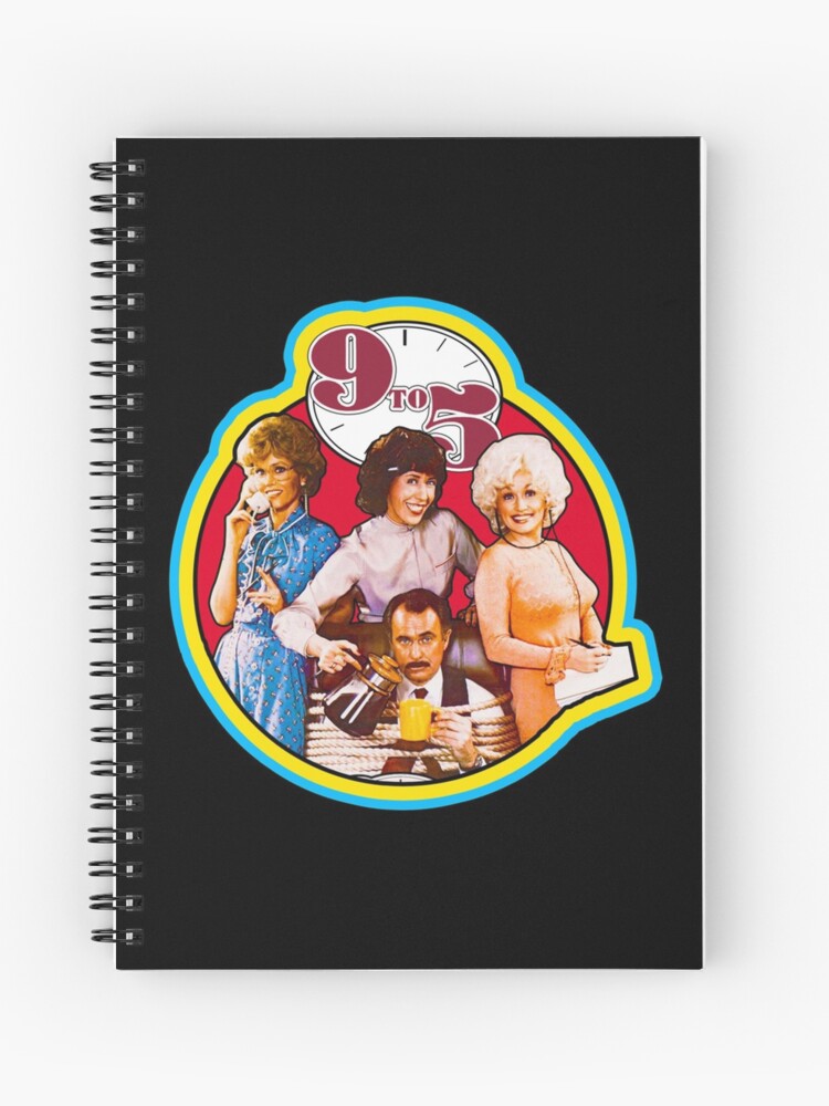 "80s Classic 9 to 5 Custom Art" Spiral Notebook for Sale by ...