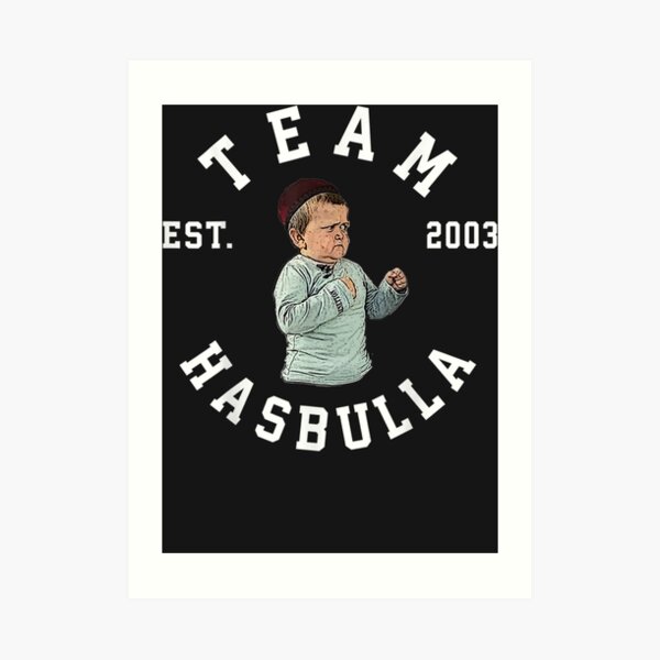 "Hasbulla - Team MMA Hasbulla Fight Meme Classic Copy Copy" Art Print ...