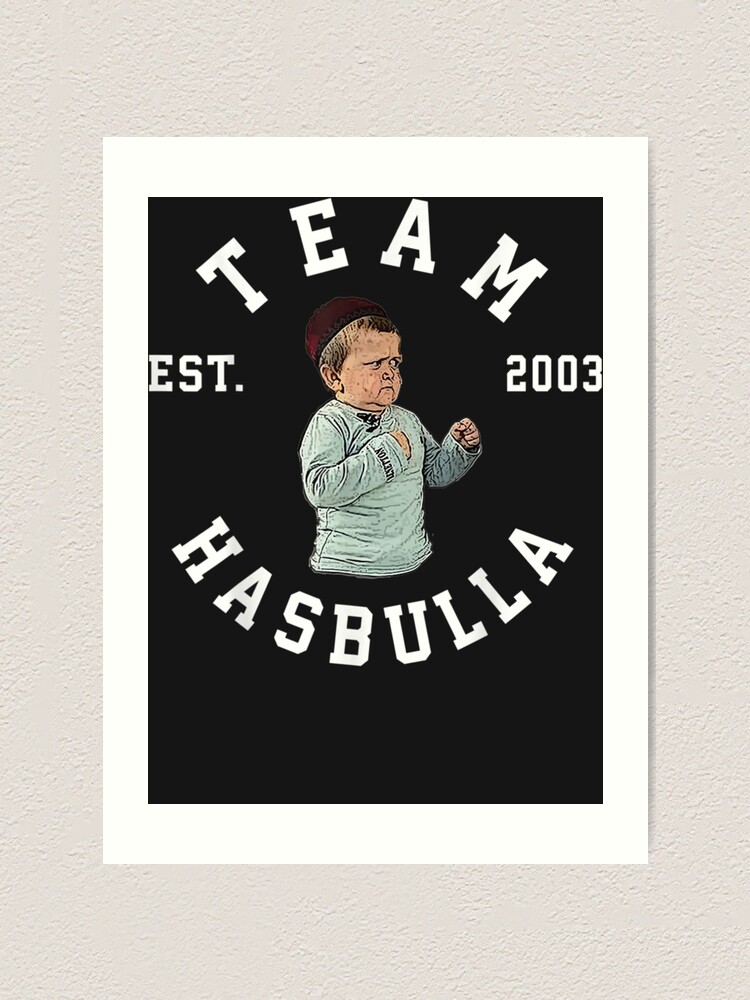 "Hasbulla - Team MMA Hasbulla Fight Meme Classic Copy Copy" Art Print ...