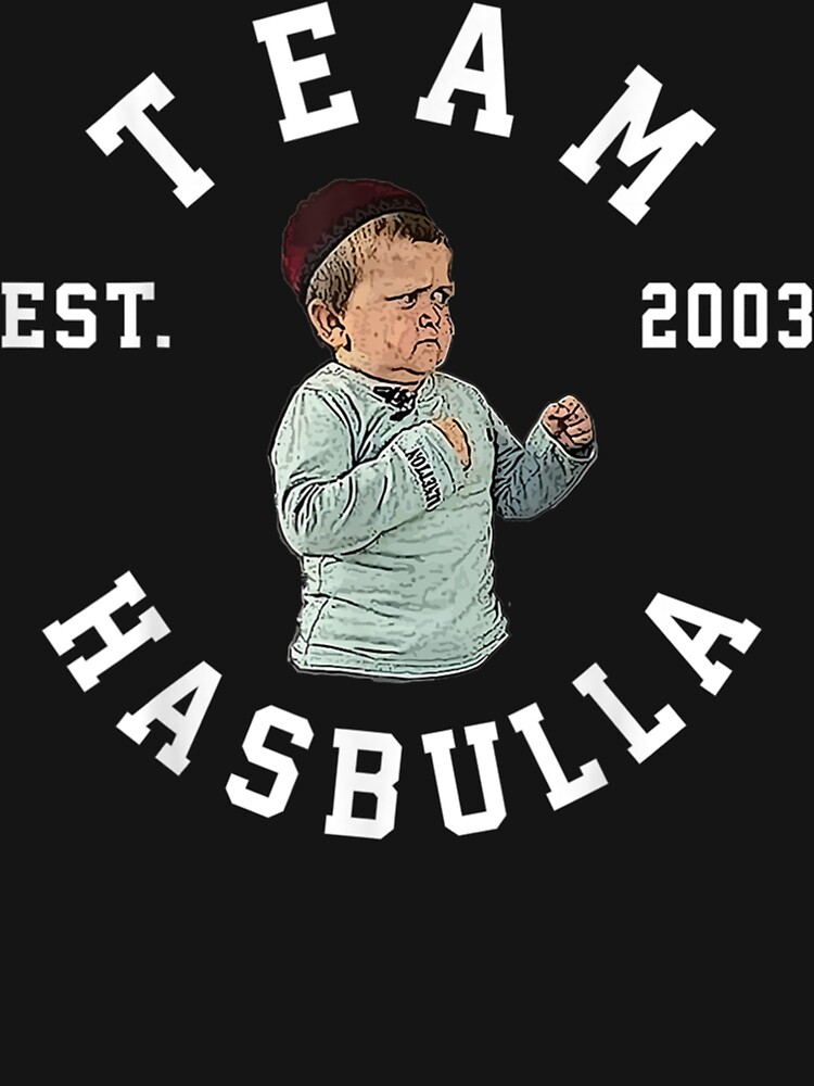 "Hasbulla - Team MMA Hasbulla Fight Meme Classic Copy Copy" Art Print ...