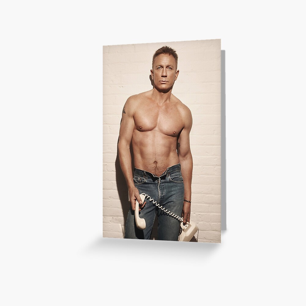 "Daniel Craig" Greeting Card for Sale by Sesisumir | Redbubble