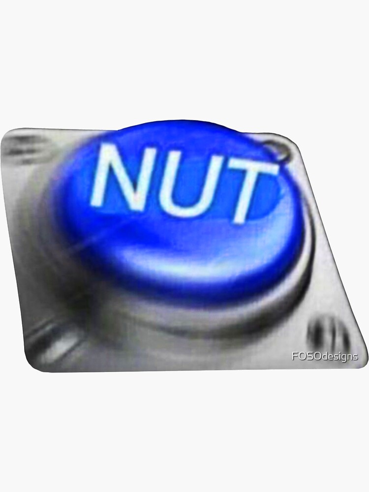 "Nut Button" Sticker for Sale by FOSOdesigns | Redbubble