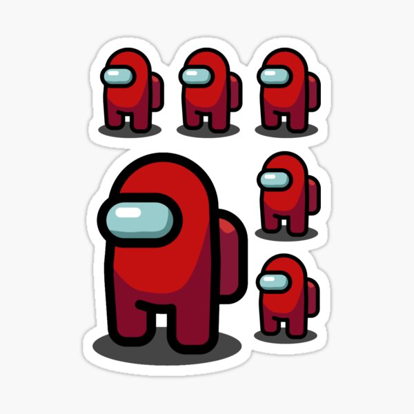 "Among Us Red Crewmate" Sticker for Sale by rachelhunter | Redbubble