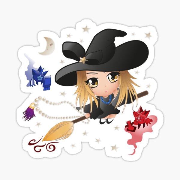 Pegatina «Anna Kyouyama Bruja~Halloween Shaman King» de Animestefy ...