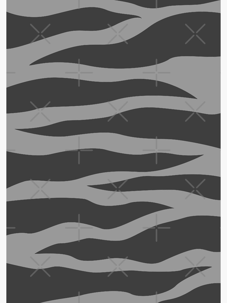 Póster «Patrón con rayas de gato gris atigrado» de KurishiArt | Redbubble