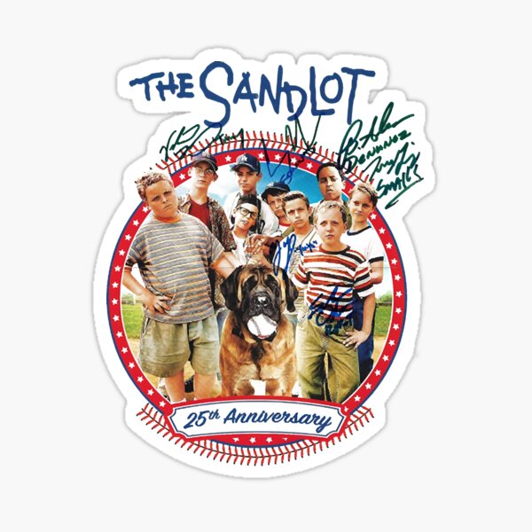 "THE SANDLOT 25TH ANIVERSARY " Sticker for Sale by HelenHernandez ...