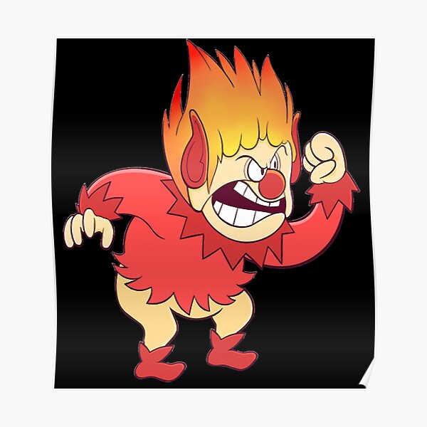 "Claymation Snow Miser Heat Heat Miser Vintage" Poster for Sale by ...