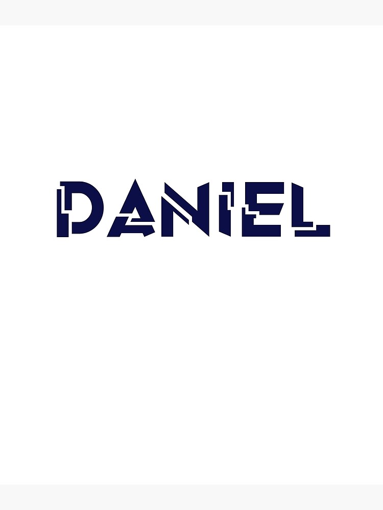 Póster «DANIEL - Etiqueta robótica para el nombre de DANIEL Signature ...