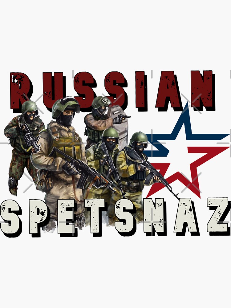 "RUSSIAN SPETSNAZ (DESIGN 2021) !" Sticker for Sale by MilitaryStore ...