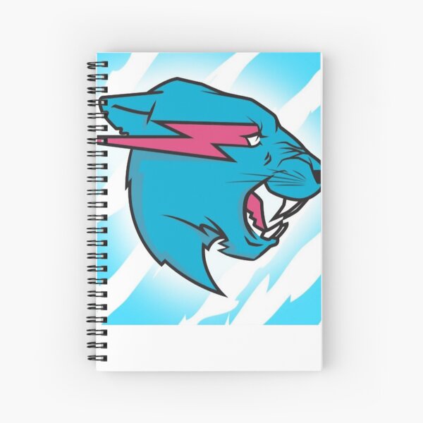 "Mr beast logo Sticker" Spiral Notebook by Charleenwebster | Redbubble