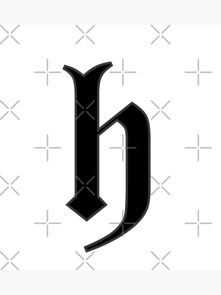 Old English Lowercase H