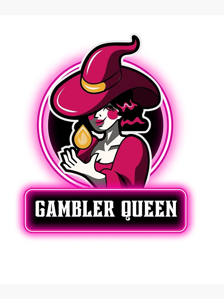 "Gambler Queen" Poster for Sale by papugama | Redbubble