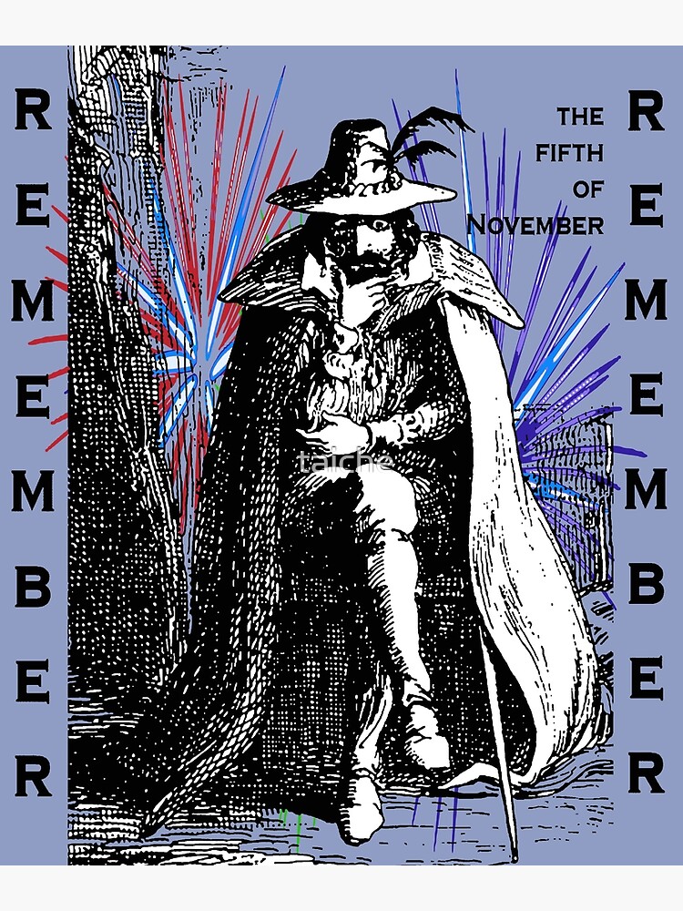 "Remember Remember The Fifth Of November Illustration" Poster by taiche ...
