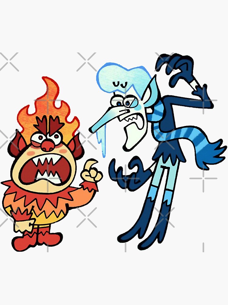 "Claymation Snow Miser Heat Miser Team Gift For" Sticker for Sale by ...