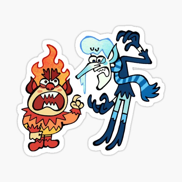 "Claymation Snow Miser Heat Miser Team Gift For" Sticker for Sale by ...