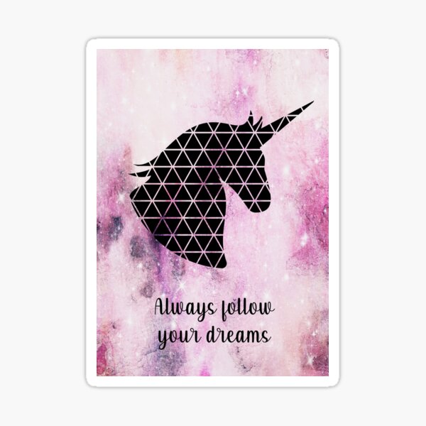 "Be unique!" Sticker by unisosart | Redbubble