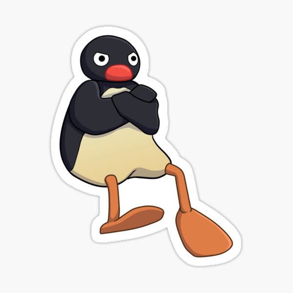 "Angry Pingu Classic" Sticker for Sale by MichaelSkelton | Redbubble