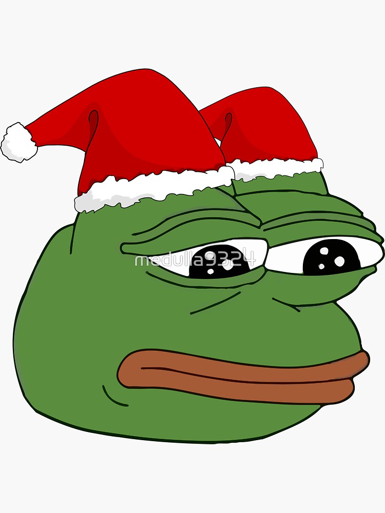 Pegatina «Pepe la rana triste» de medulla9324 | Redbubble