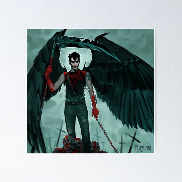 "angel of death" Poster for Sale by vype | Redbubble