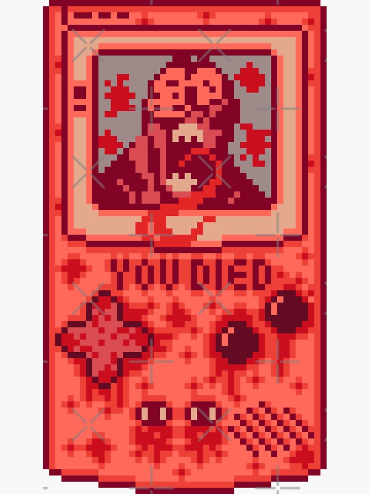 "Resident Evil Pixel Art" Sticker by AlleenasPixels | Redbubble