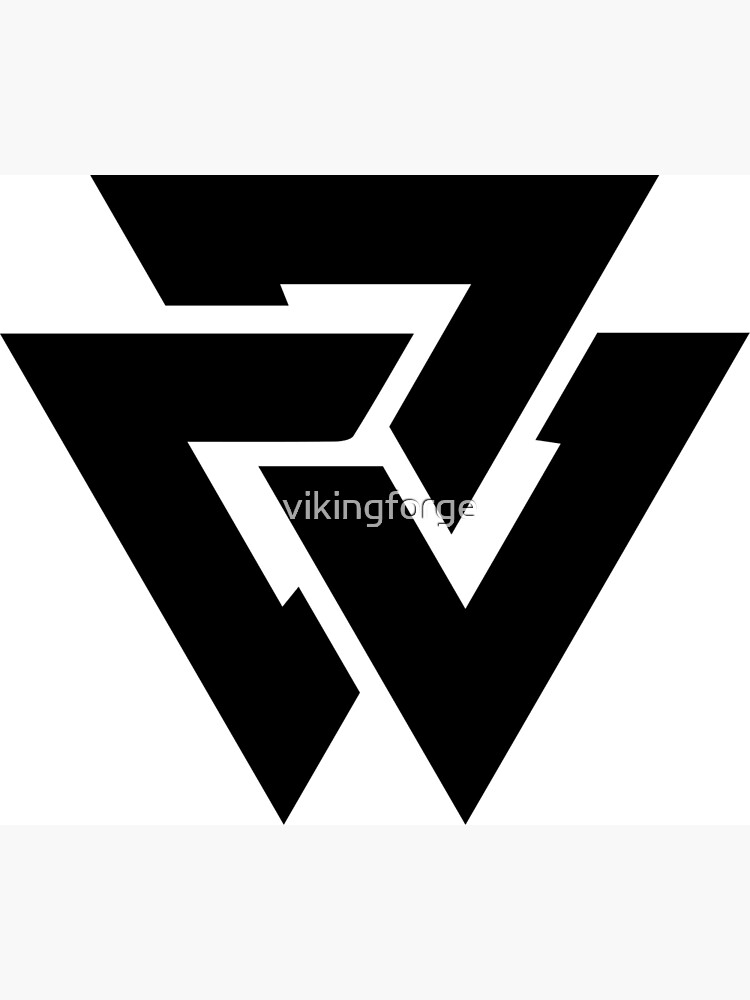 "Viking Forge Symbol - Black" Poster for Sale by vikingforge | Redbubble