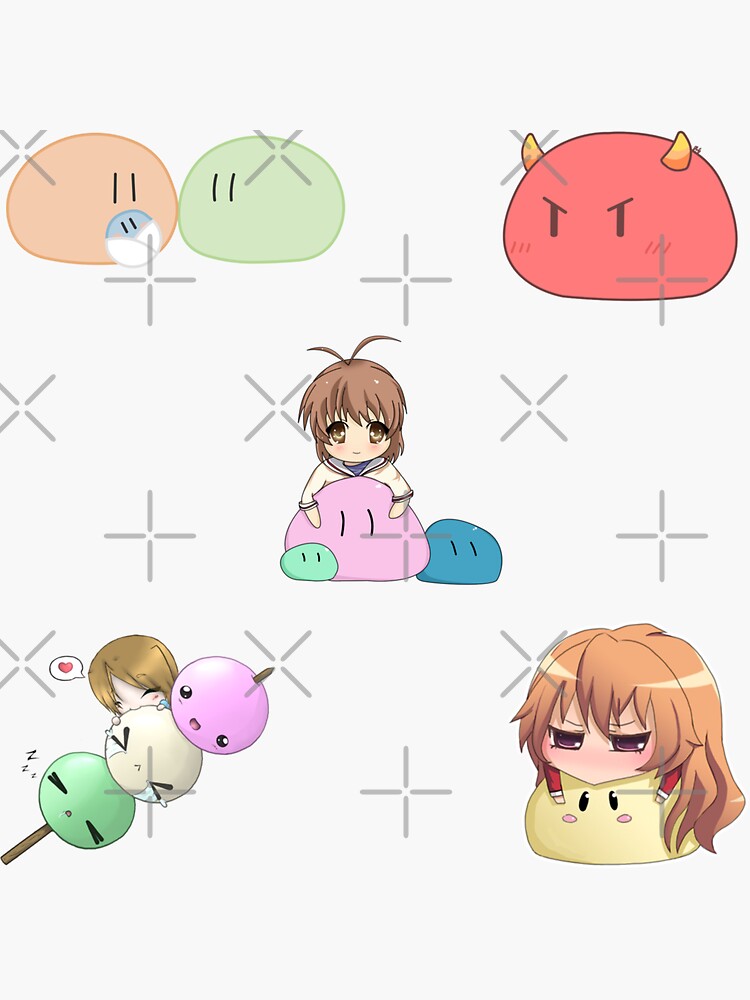 "Clannad: Dango Daikazoku - Pack" Sticker for Sale by V3S0 | Redbubble