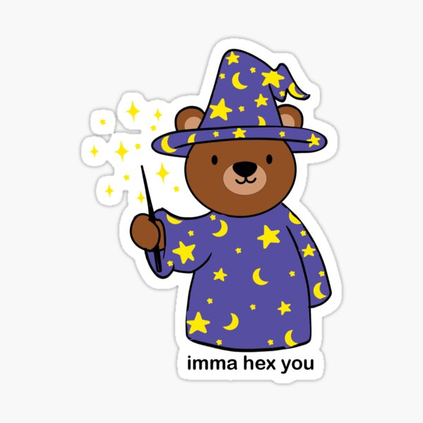 "Hex Bear" Sticker for Sale by Rustmm | Redbubble